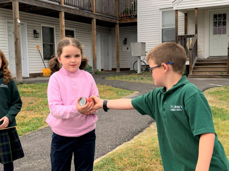 Video: St. John Students in Brunswick Form “Human Chain” to Pass ...