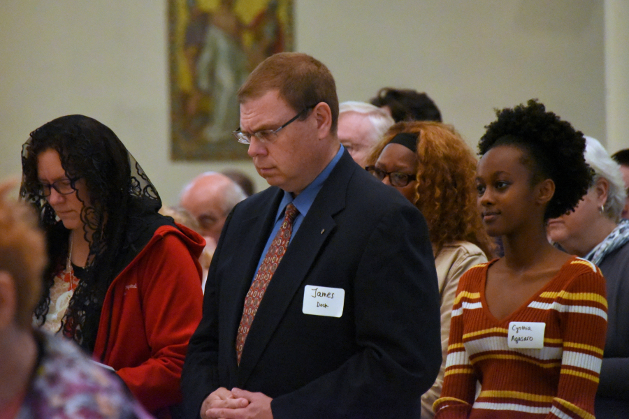 Bishop Robert Deeley celebrates with new Catholics at annual Neophyte ...