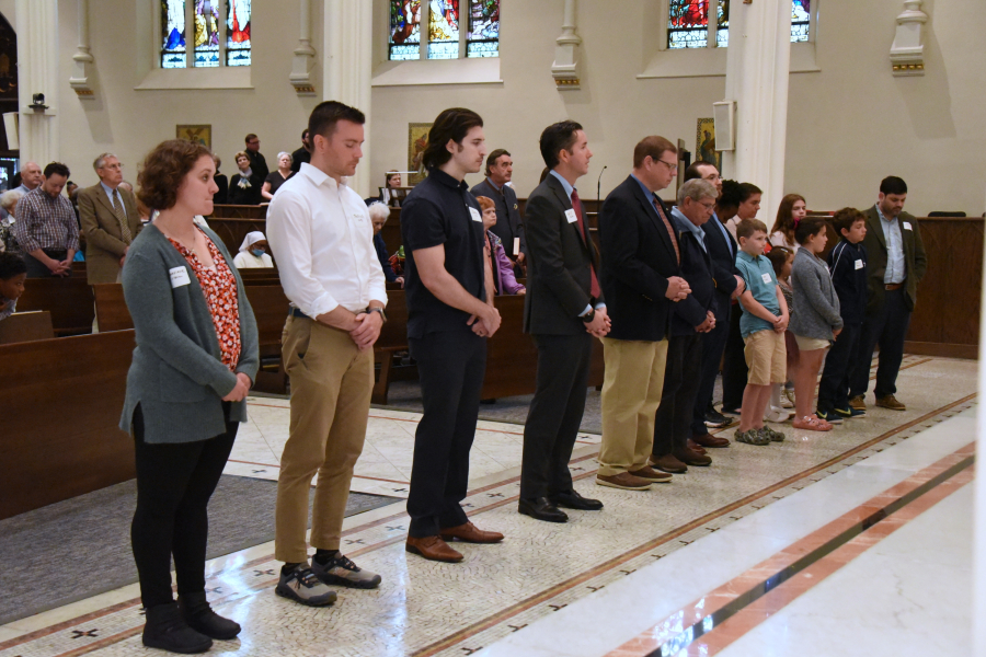 Bishop Robert Deeley celebrates with new Catholics at annual Neophyte ...