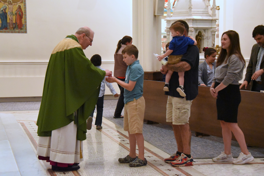 Bishop Robert Deeley celebrates with new Catholics at annual Neophyte ...