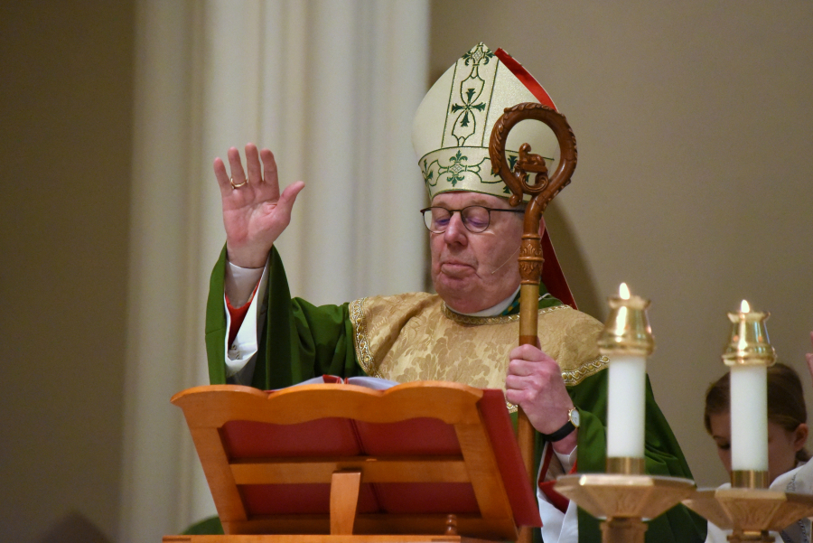 Bishop Robert Deeley celebrates with new Catholics at annual Neophyte ...