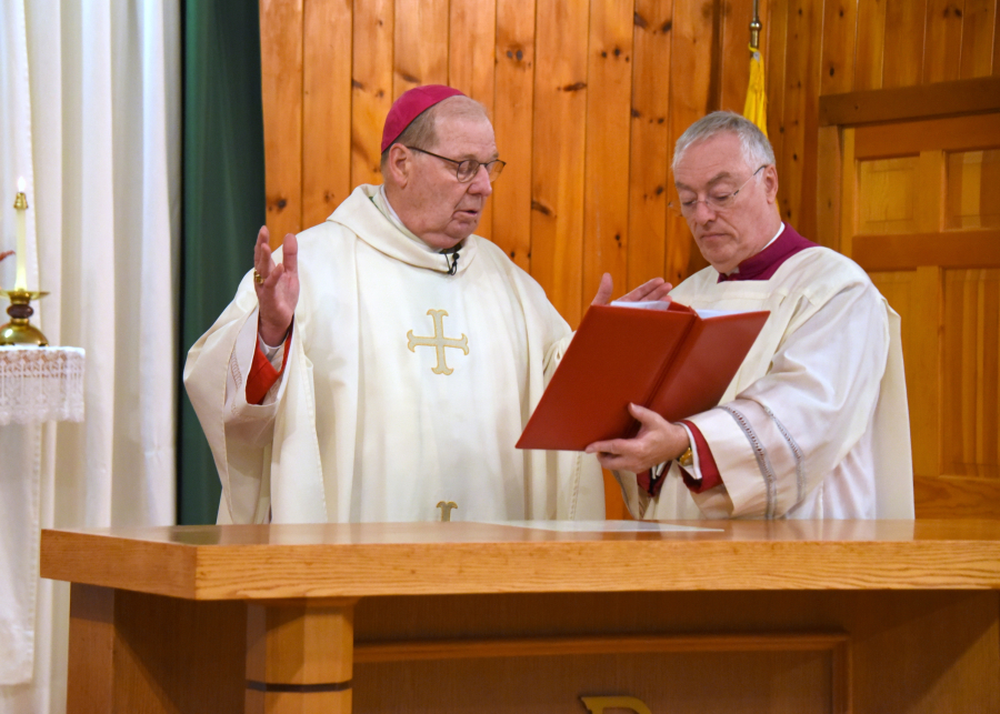 Bishop Deeley blesses new altar and statue at St. Gregory the Great ...